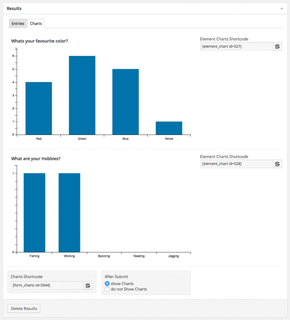 Results - Torro Forms
